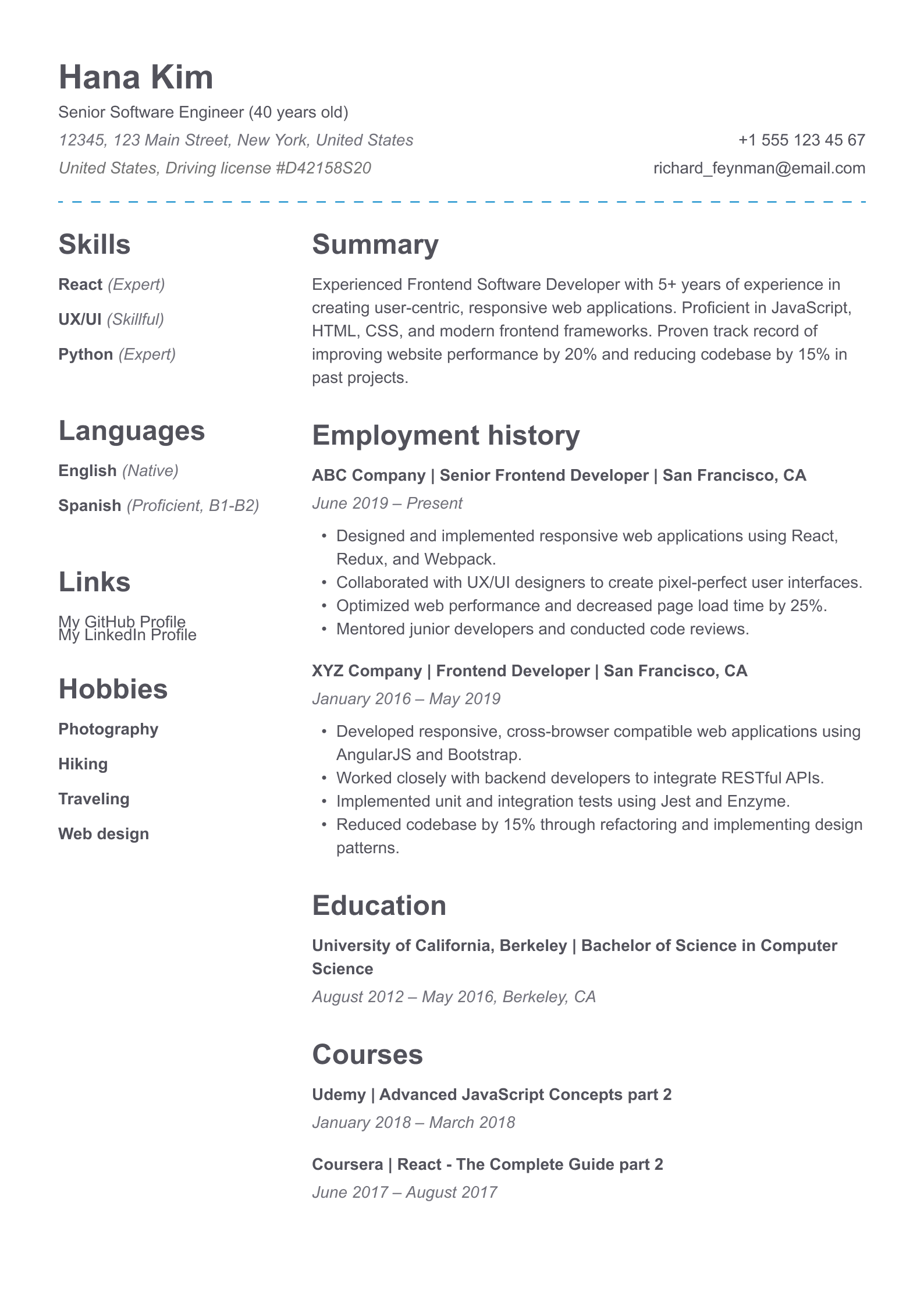 Free online CV maker to get hired in 2025 – CV.co